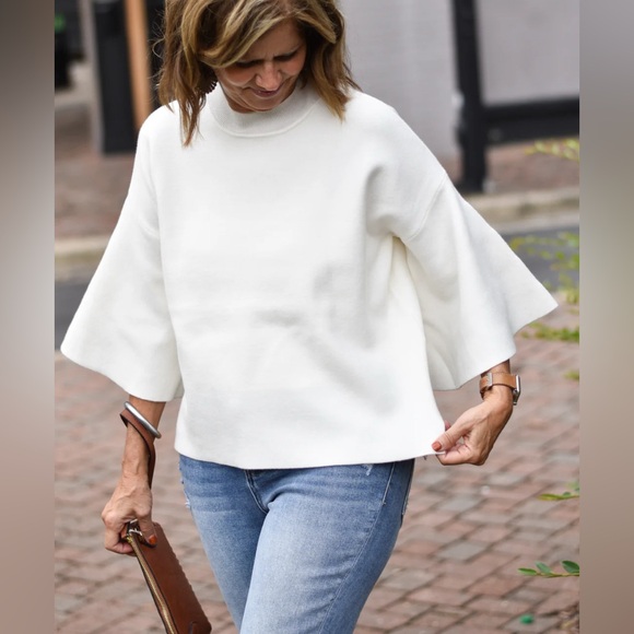 Sunday in Brooklyn | Sweaters | Sunday In Brooklyn Knit White Flowy ...